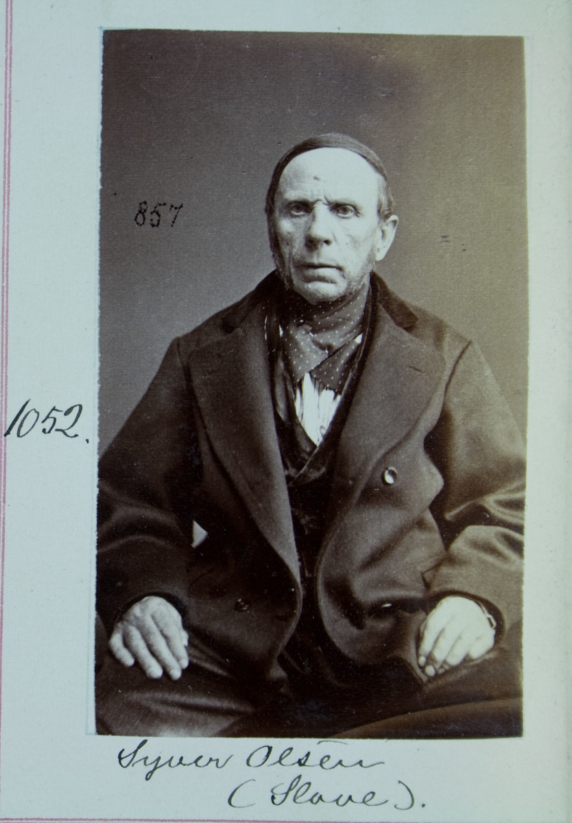 Syver Olsen (Slave). - Justismuseet / DigitaltMuseum
