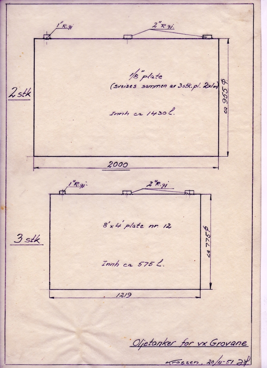 Arbeidstegning - Vest-Agder-museet / DigitaltMuseum
