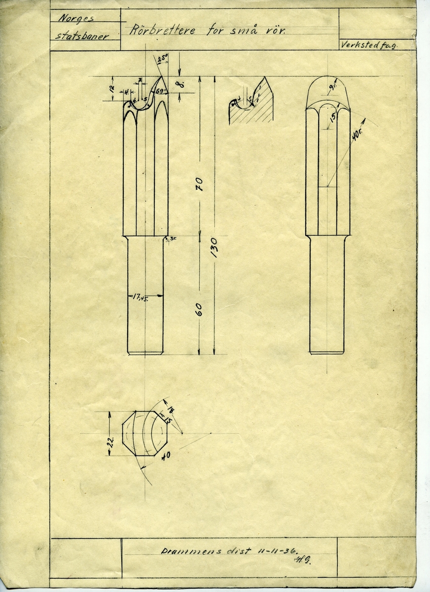 Arbeidstegning - Vest-Agder-museet / DigitaltMuseum
