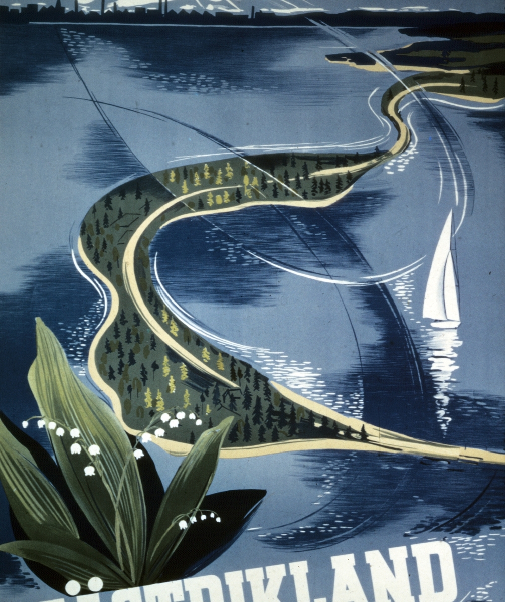 Reklam affisch för Gästrikland - Länsmuseet Gävleborg / DigitaltMuseum