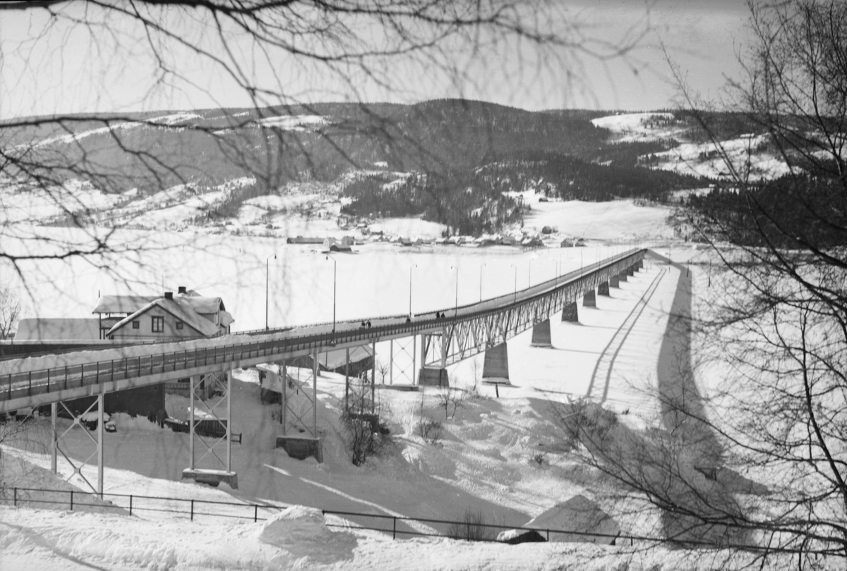 Utsikt fra Bryggevegen mot Vingnesbrua og Vingnes. - Maihaugen ...