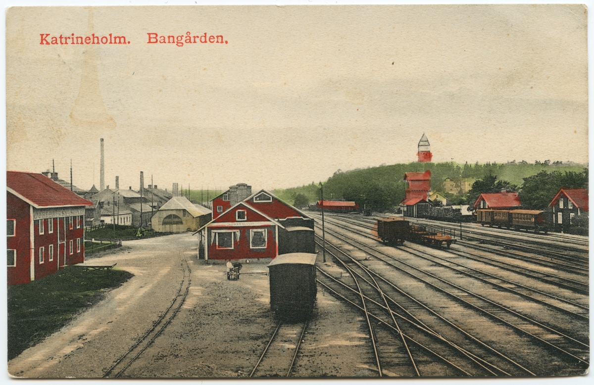 Katrineholm stationsområde. - Järnvägsmuseet / DigitaltMuseum