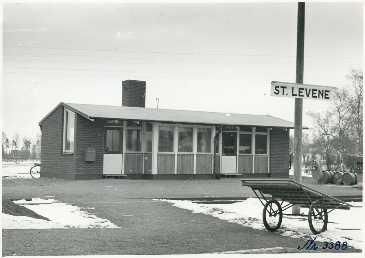 Stora Levene station. - Järnvägsmuseet / DigitaltMuseum