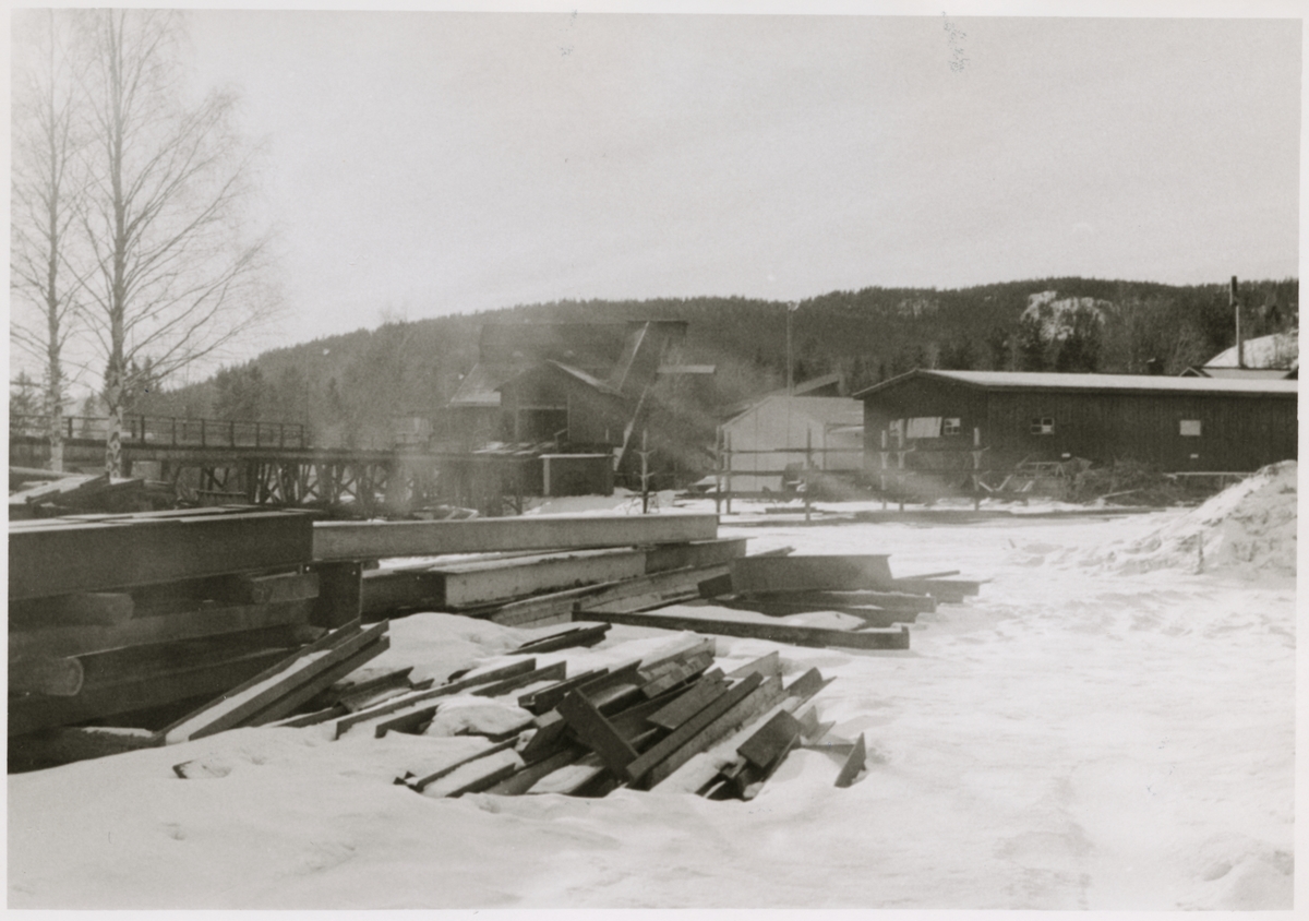 Gruvverksamhet i Idkerberget 1964. - Järnvägsmuseet / DigitaltMuseum