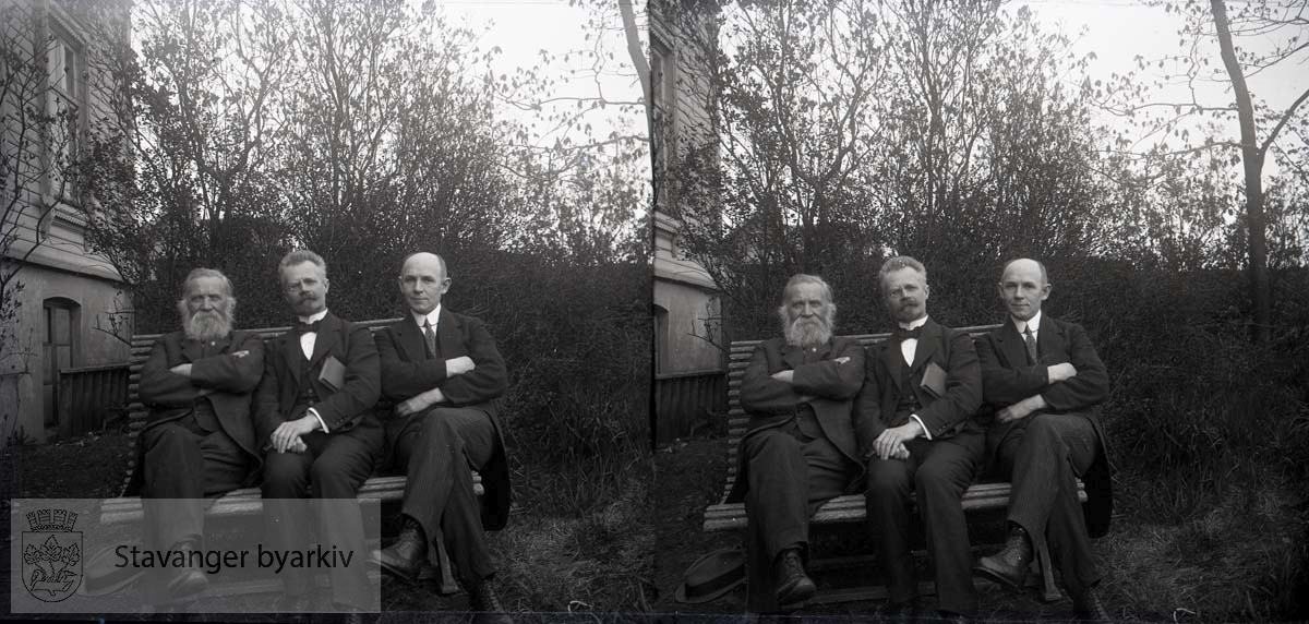 Fint besøk hos Michael Eckhoff - Stavanger byarkiv / DigitaltMuseum