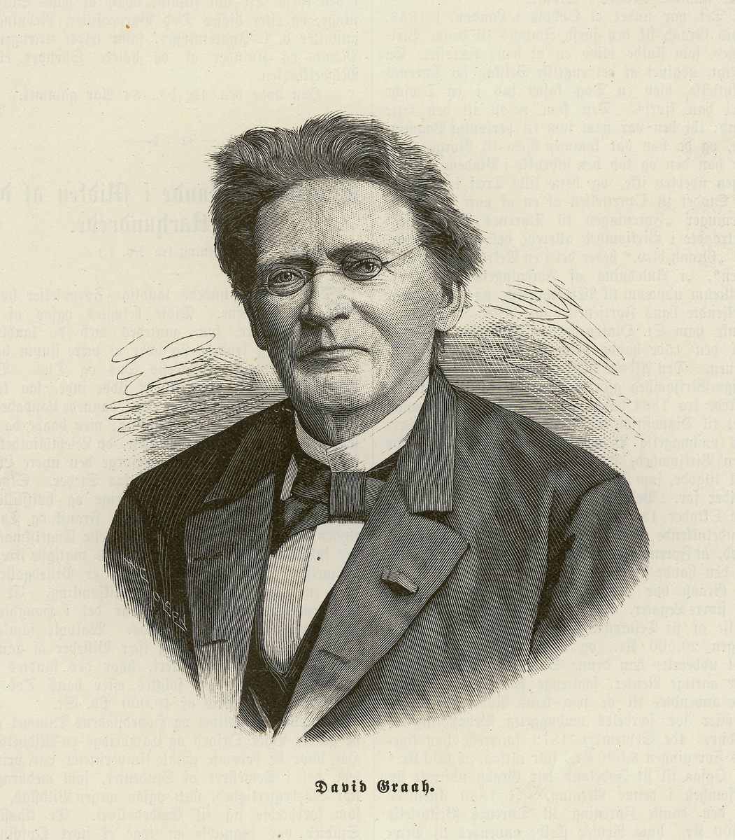 David Graah [xylografi] - Oslo Museum / DigitaltMuseum