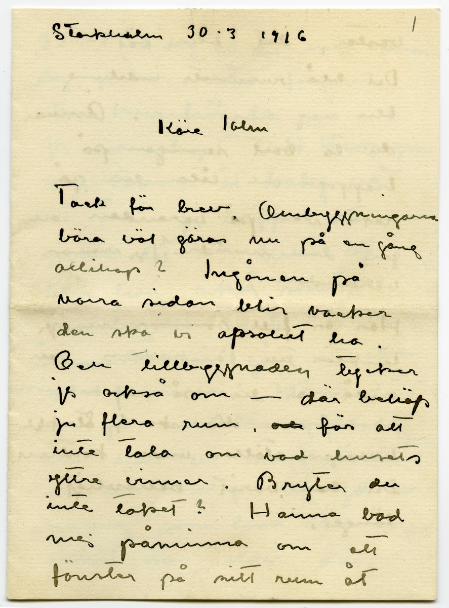 Brev - Jönköpings läns museum / DigitaltMuseum