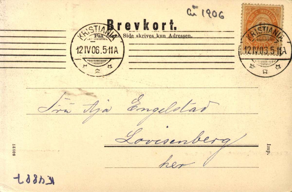 Postkort. Kolorert. Passasjerfergen "S/Y Tourist" ligger til kai i ...