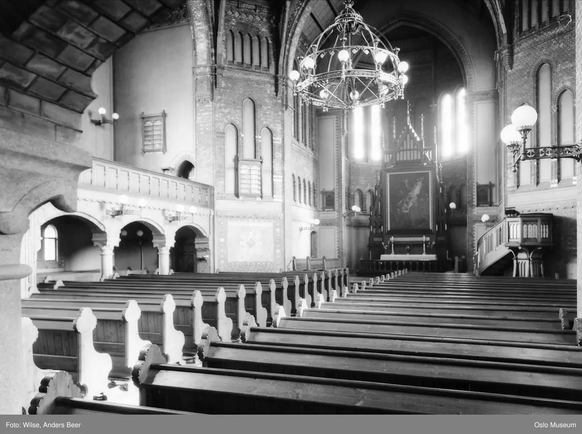 Sagene kirke. - Oslo Museum / DigitaltMuseum