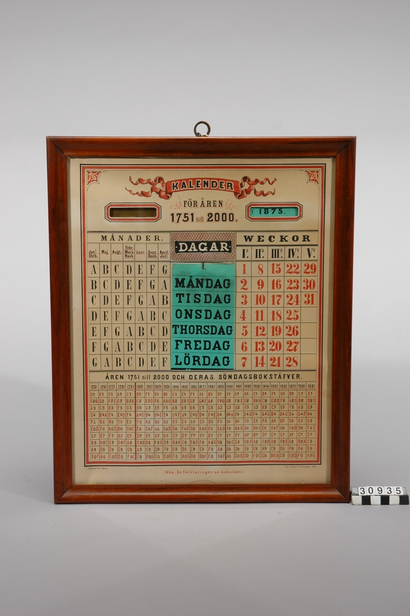 Kalender - Tekniska museet / DigitaltMuseum
