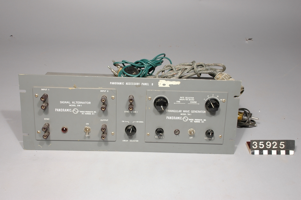 Kontrollpanel - Tekniska museet / DigitaltMuseum