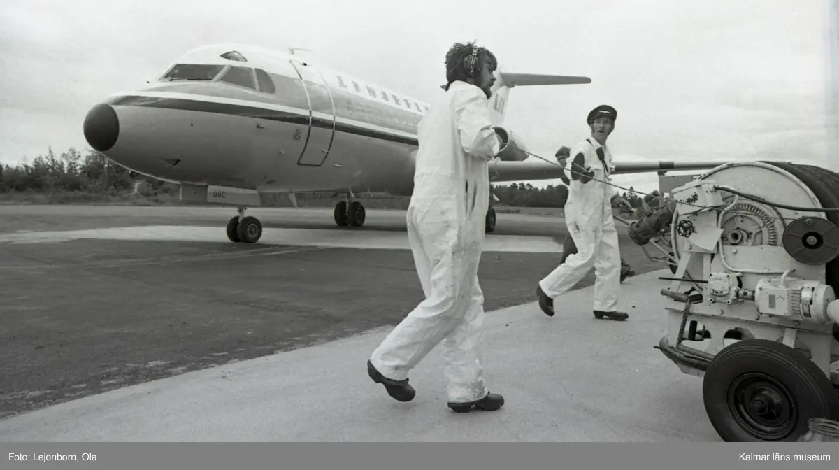 Linjeflyg in i jetåldern. Fokker F-28 förkortar restiden med nära ...