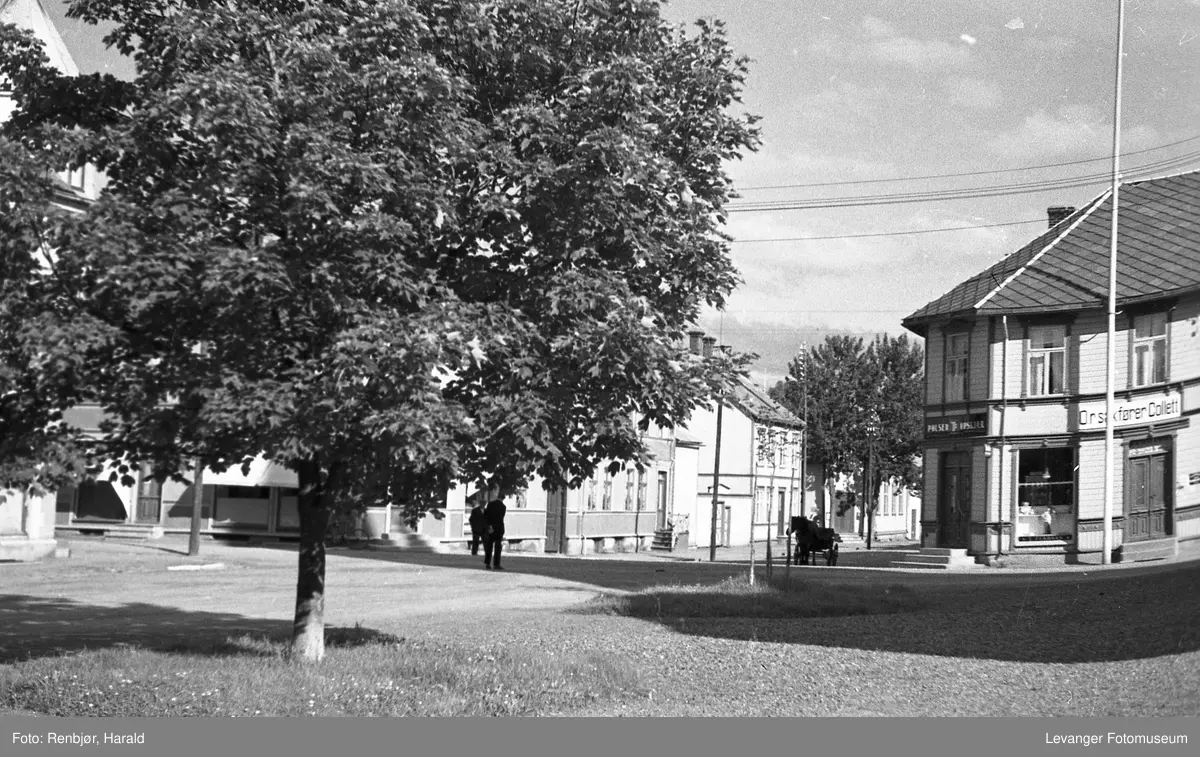 Fra Levanger sentrum. - Levanger Fotomuseum / DigitaltMuseum