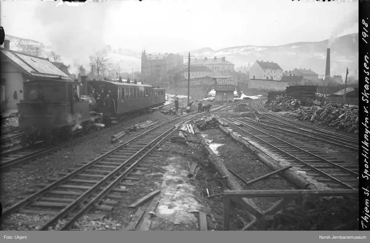 Skansen bru : sportilknytningsarbeider på vestre stasjonstomt ...