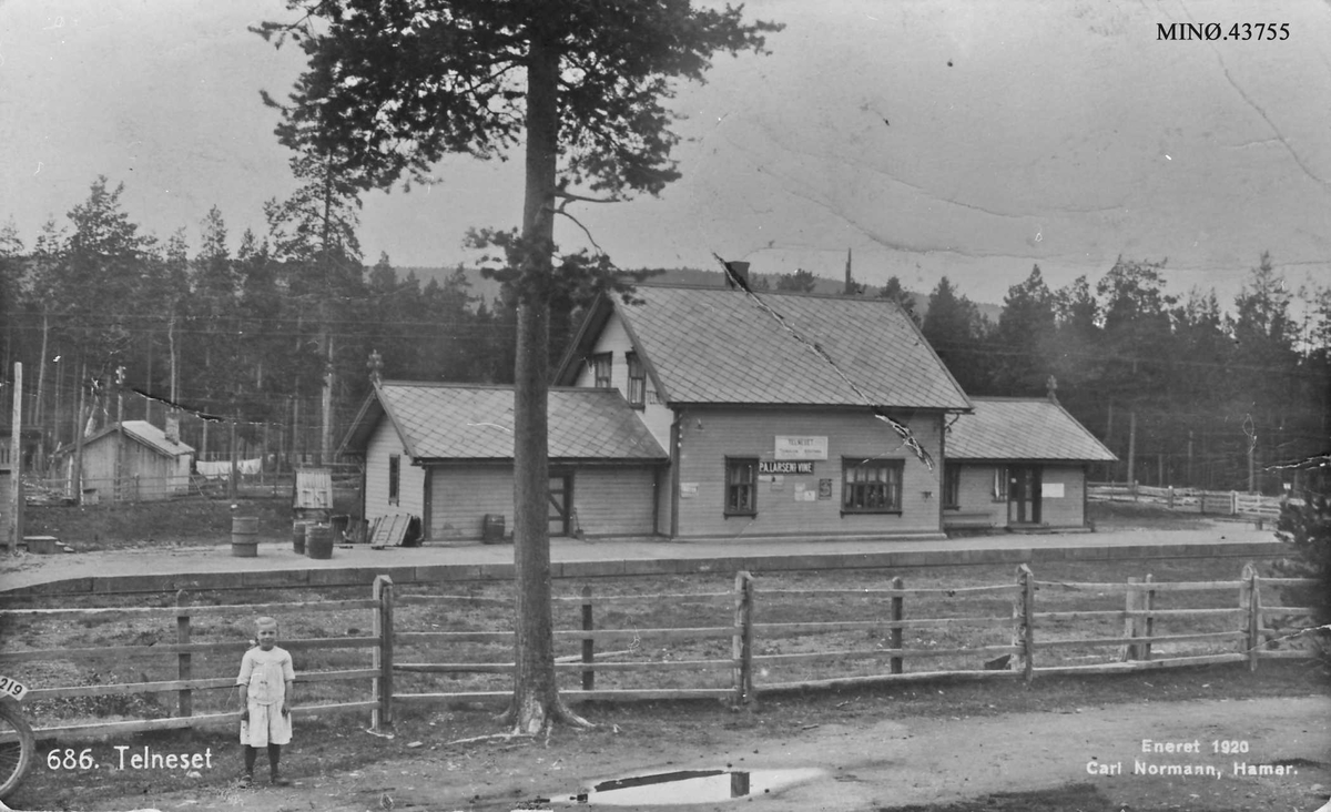 Telneset stasjon, Tynset, - Anno Musea i Nord-Østerdalen / DigitaltMuseum