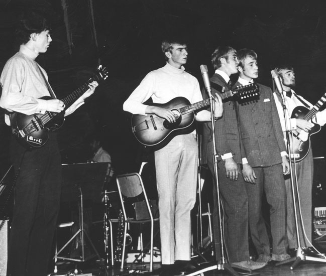 Midnight Singers bestående av från vänster Lars-Erik Larsson från ...