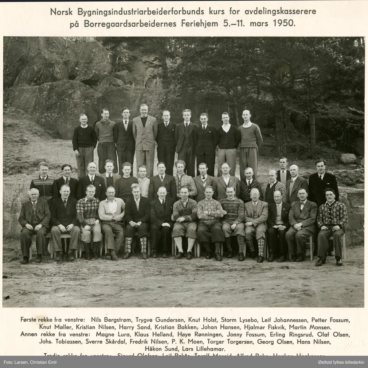 Norsk Bygningsindustriarbeiderforbunds kurs for avdelingskasserere på ...