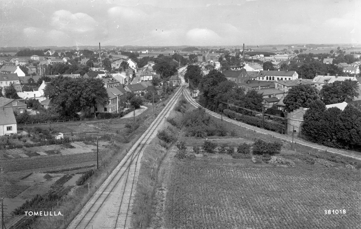 Tomelilla station. - Järnvägsmuseet / DigitaltMuseum