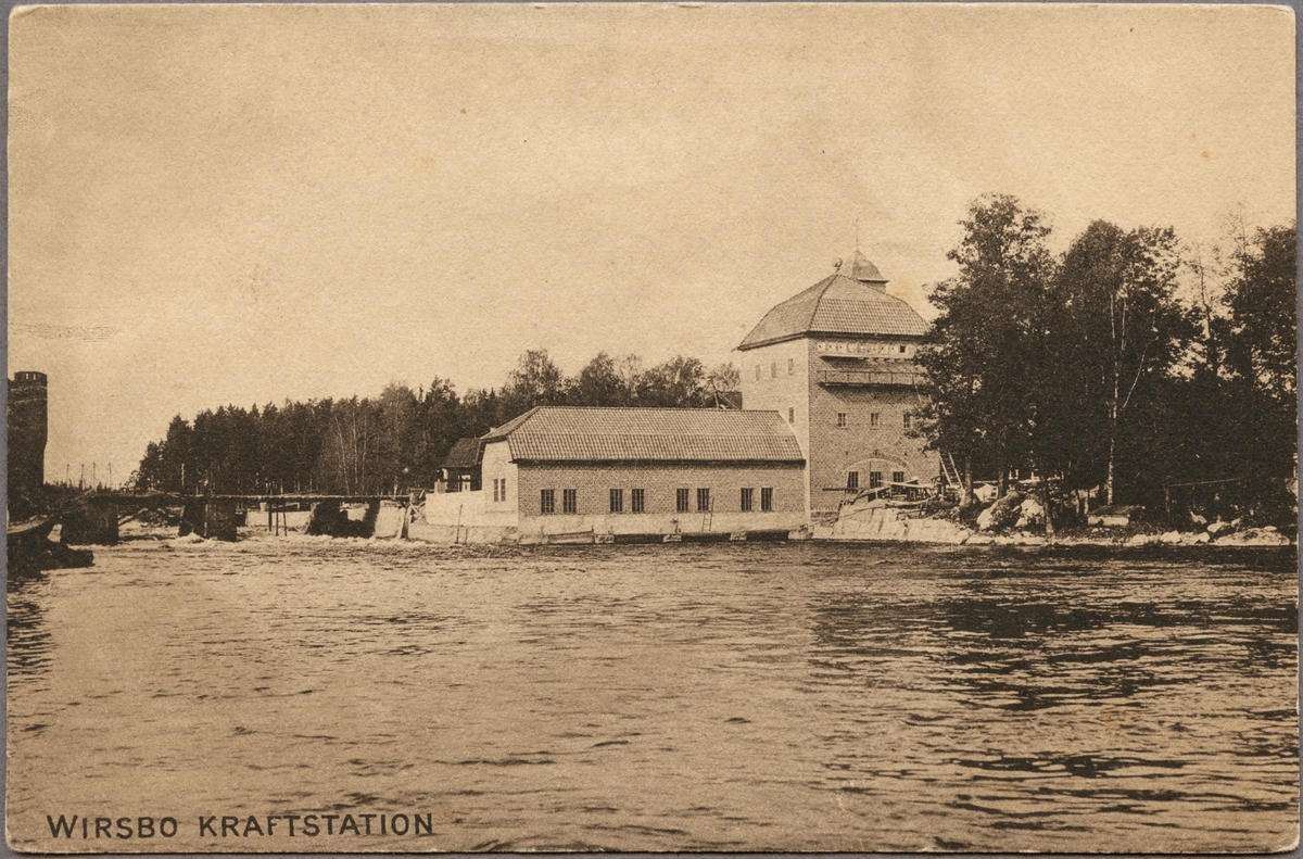 Virsbo kraftverk. - Järnvägsmuseet / DigitaltMuseum