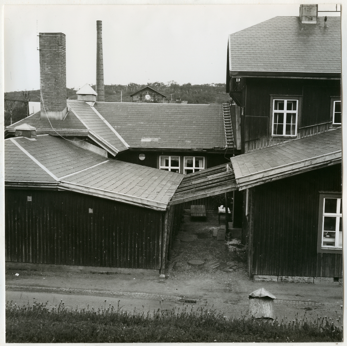 Järnvägshotellet vid Storlien station. - Järnvägsmuseet / DigitaltMuseum