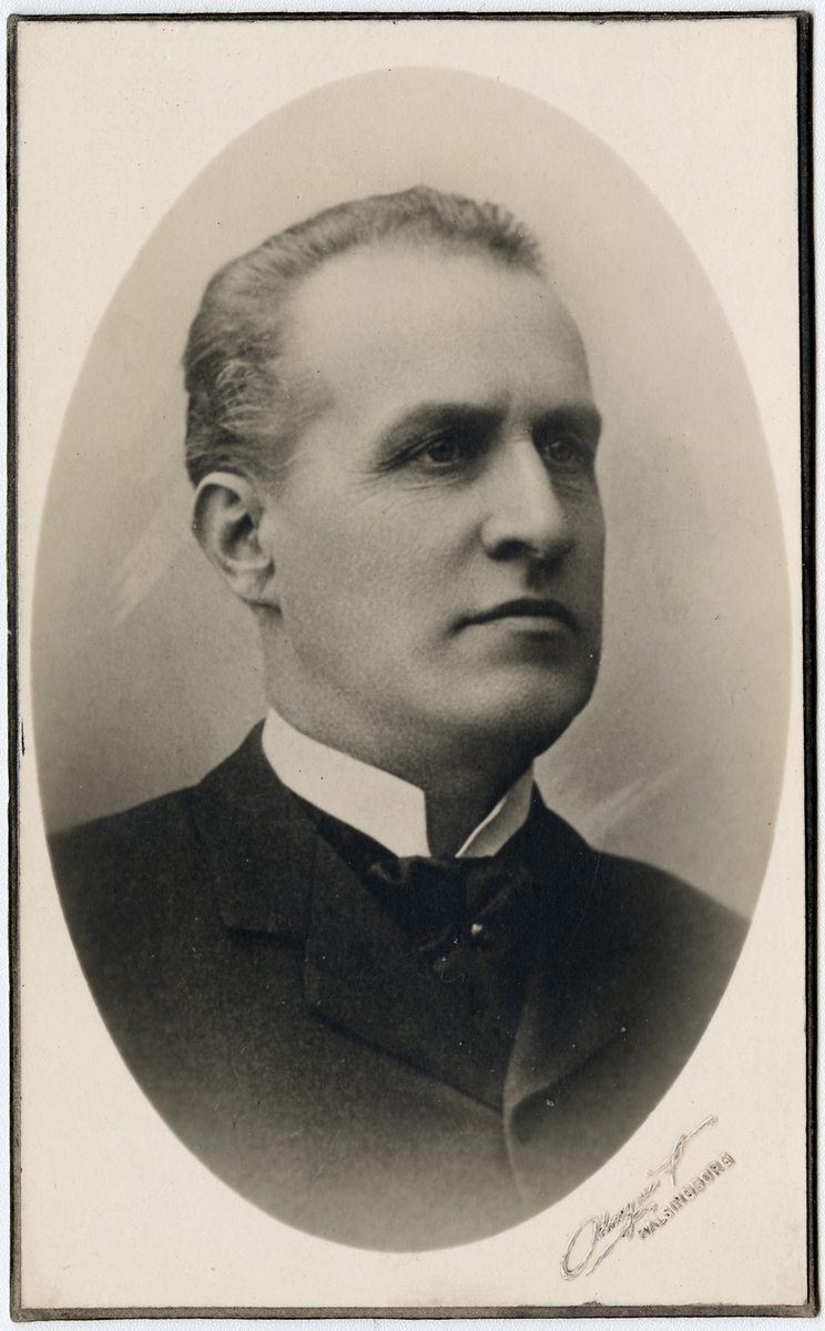 Filosofie Doktor Albert Wadstein. - Järnvägsmuseet / DigitaltMuseum