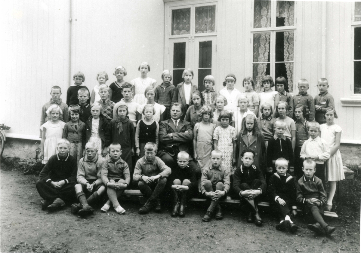 Odnes Folkeskole 1934 - Lands Museum / DigitaltMuseum