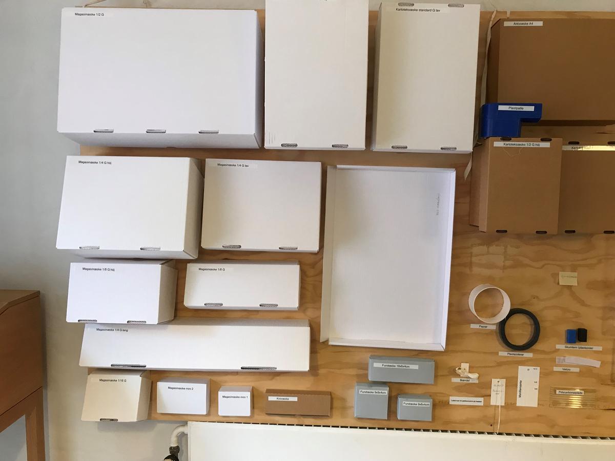 Emballering i magasin - Nettsted for samlingsforvaltning