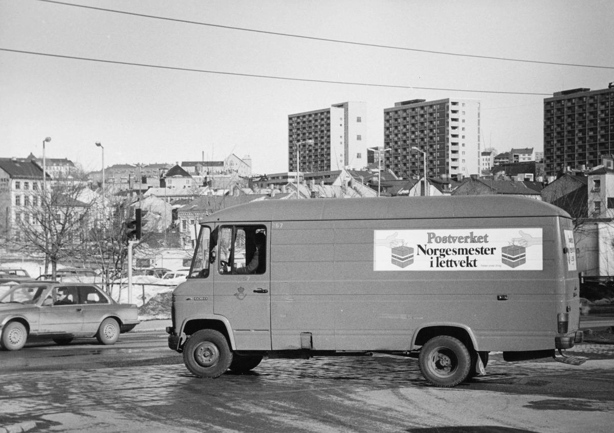 Transport, bil, postbil, lettgodstranportør. - Norges Postmuseum ...