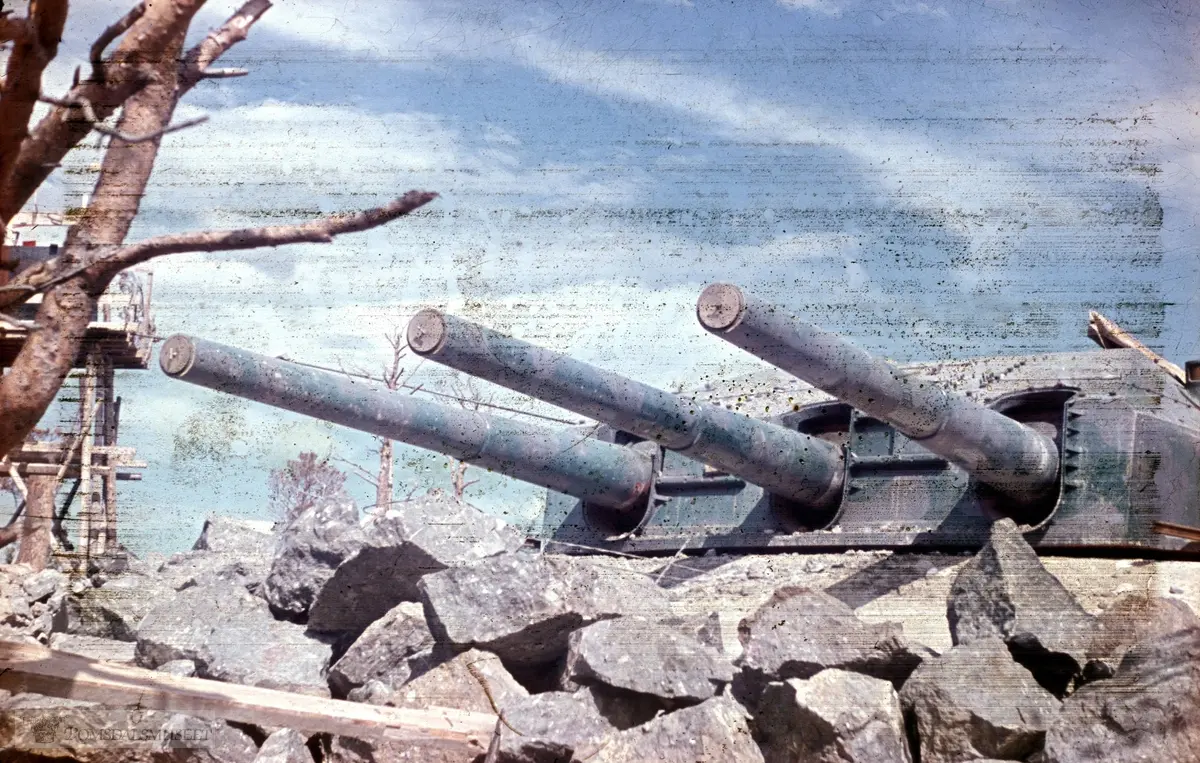 Austråt fort, Ørlandet..Bilder tatt av tyske soldater. - Romsdalsmuseet ...