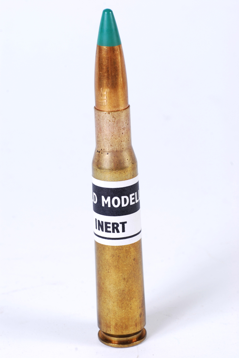 Patron 12,7 mm multi purpose - Forsvarets museer / DigitaltMuseum