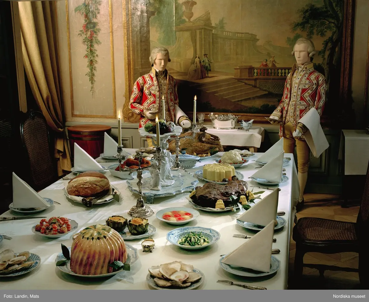 Utställningen Dukade bord. Festbord 1700-talet. - Nordiska museet ...