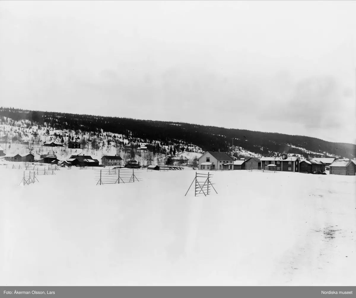 Vinterbild Sörnäs - Torgås - Nordiska museet / DigitaltMuseum