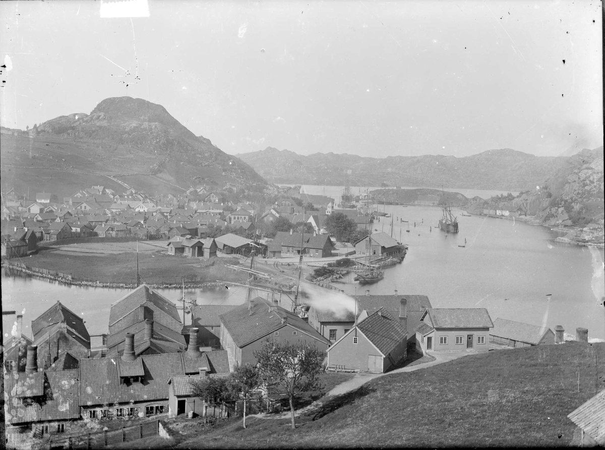 Egersund sentrum, Vågen, Lervika, Egersund jernbanestasjon, A/S ...