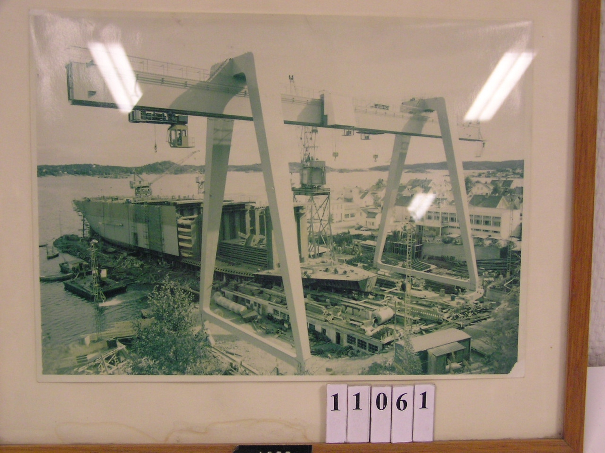 Oversiktsbilde over Tangen Verft. Kragerø - Telemark Museum ...