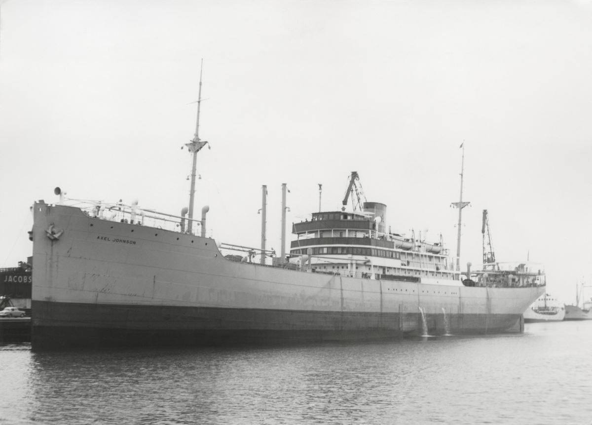 Lastmotorfartyget AXEL JOHNSON, byggt 1925 - Sjöhistoriska museet ...