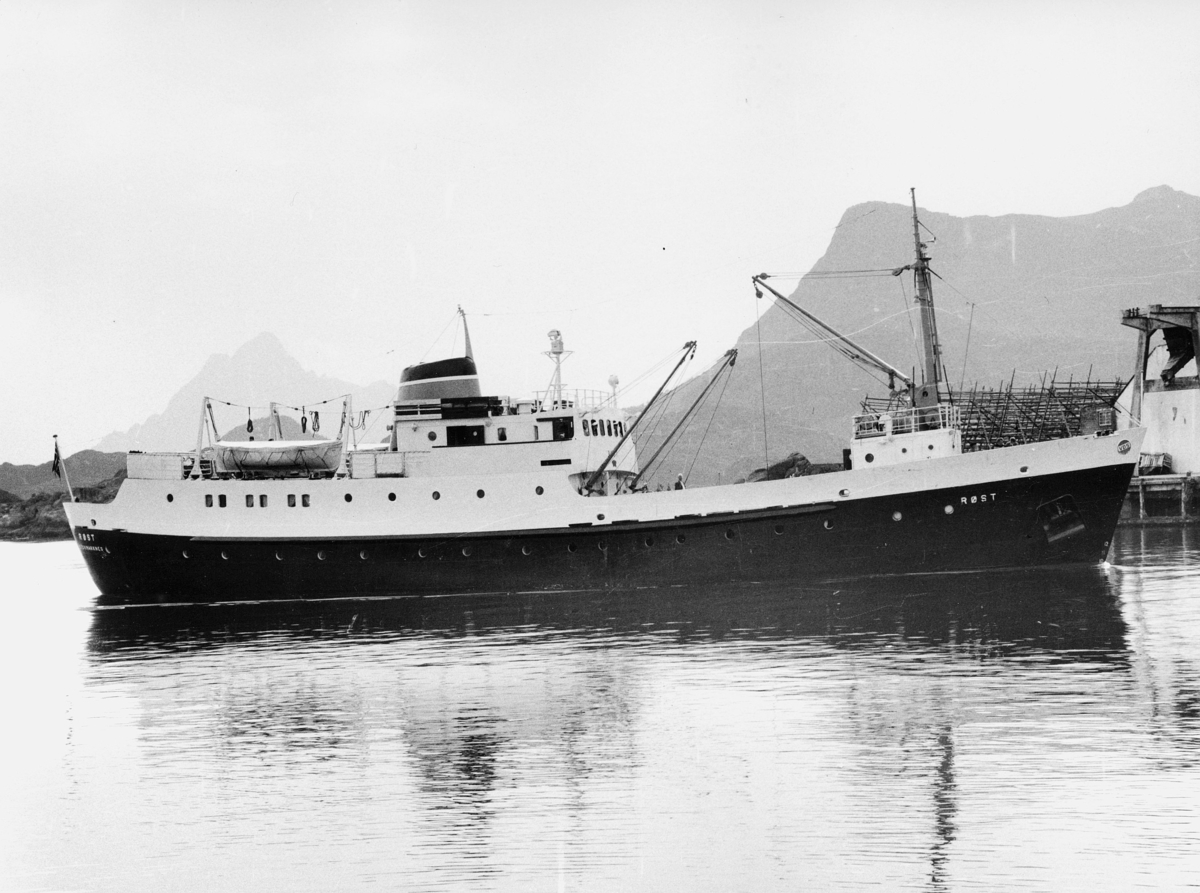 transport båt, eksteriør, M/S Røst - Norges Postmuseum / DigitaltMuseum