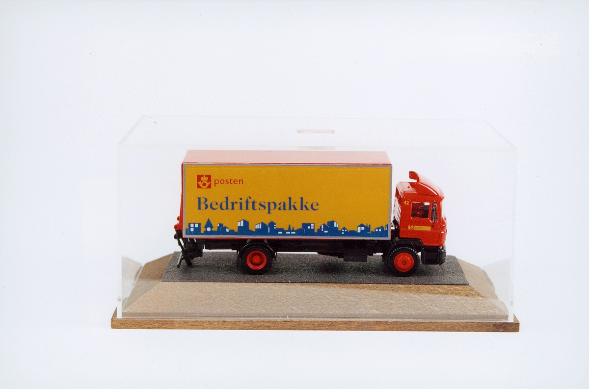 postmuseet, gjenstander, bil, bilmodell, lastebil, postvogn, Man ...