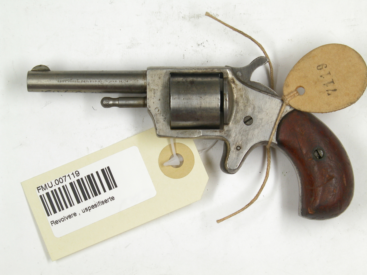 Revolver Robin hood No.1 - Forsvarets museer / DigitaltMuseum